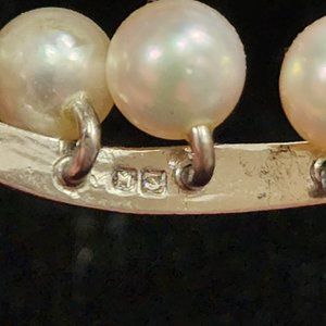 Mikimoto | Jewelry | Genuine Mikimoto Sterling Silver Pearl Brooch ...